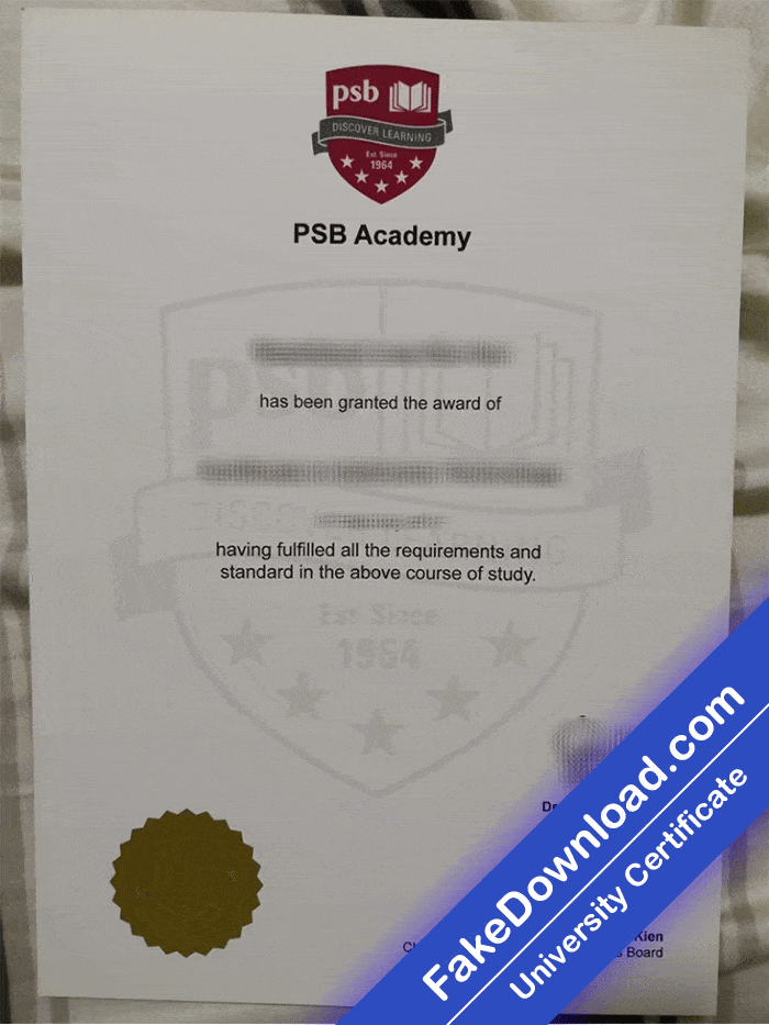 PSB Academy | download fake | Fake Sample