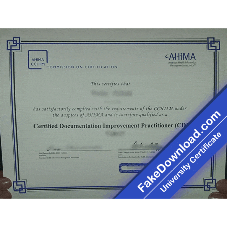 AHIMA CDIP | Editable PSD/AI Download