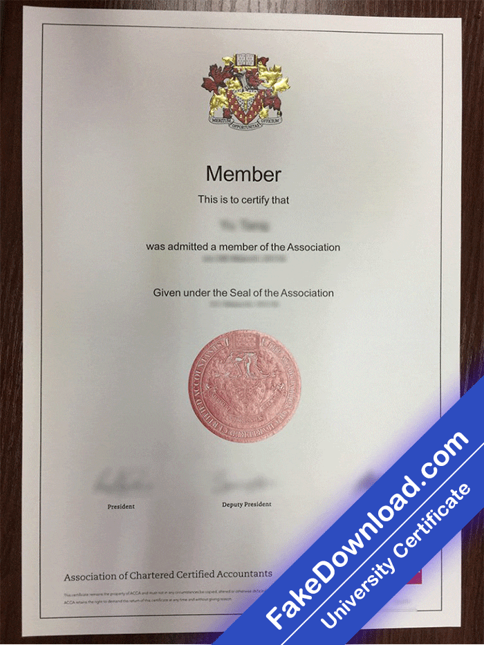 ACCA | download fake | Fakesample