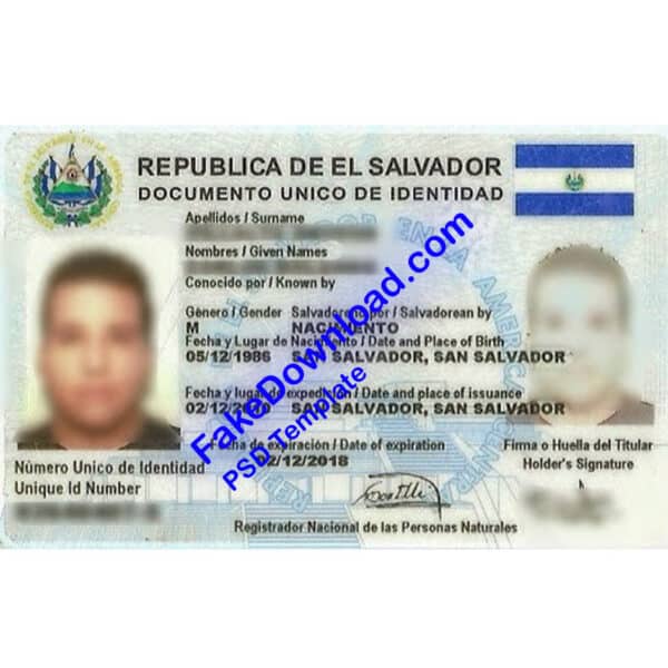 El Salvador - Fake Sample
