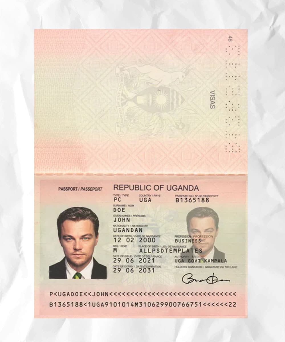 Uganda | download fake | Fake Sample