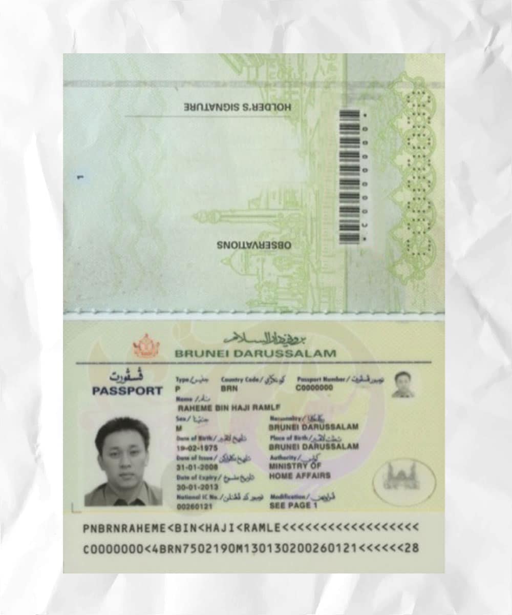 Brunei | download fake | Fake Sample
