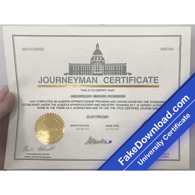 Alberta Journeyman | download fake | Fakesample