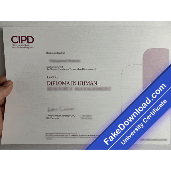 CIPD | download fake | Fakesample