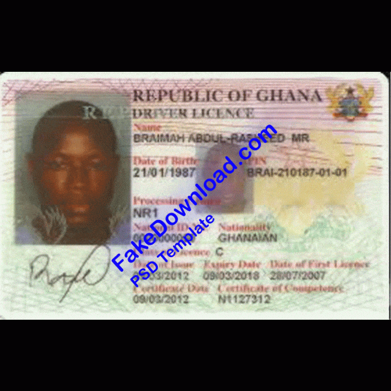 Ghana | Fake Sample