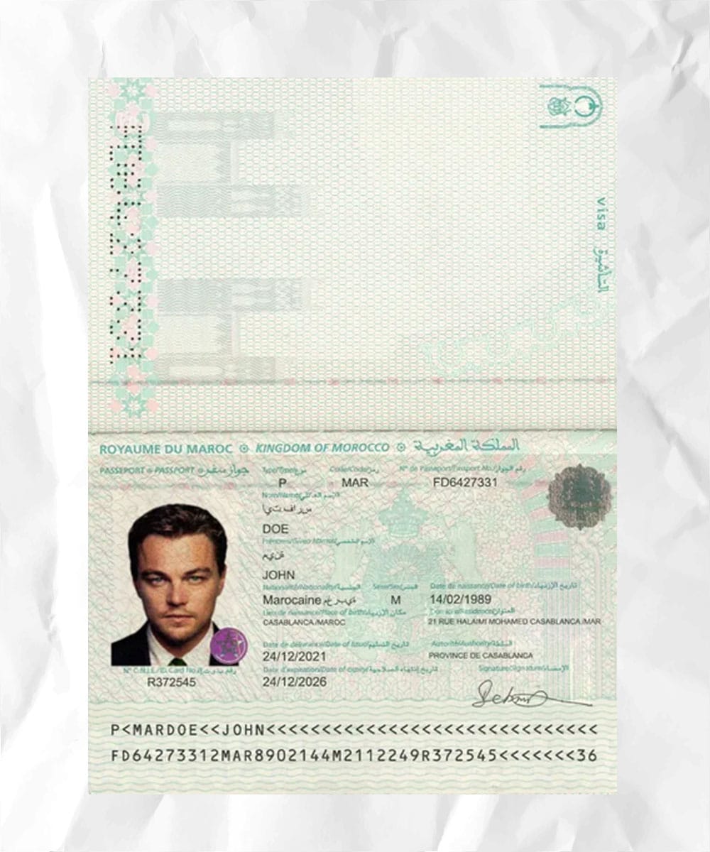 Morocco | download fake | Fake Sample