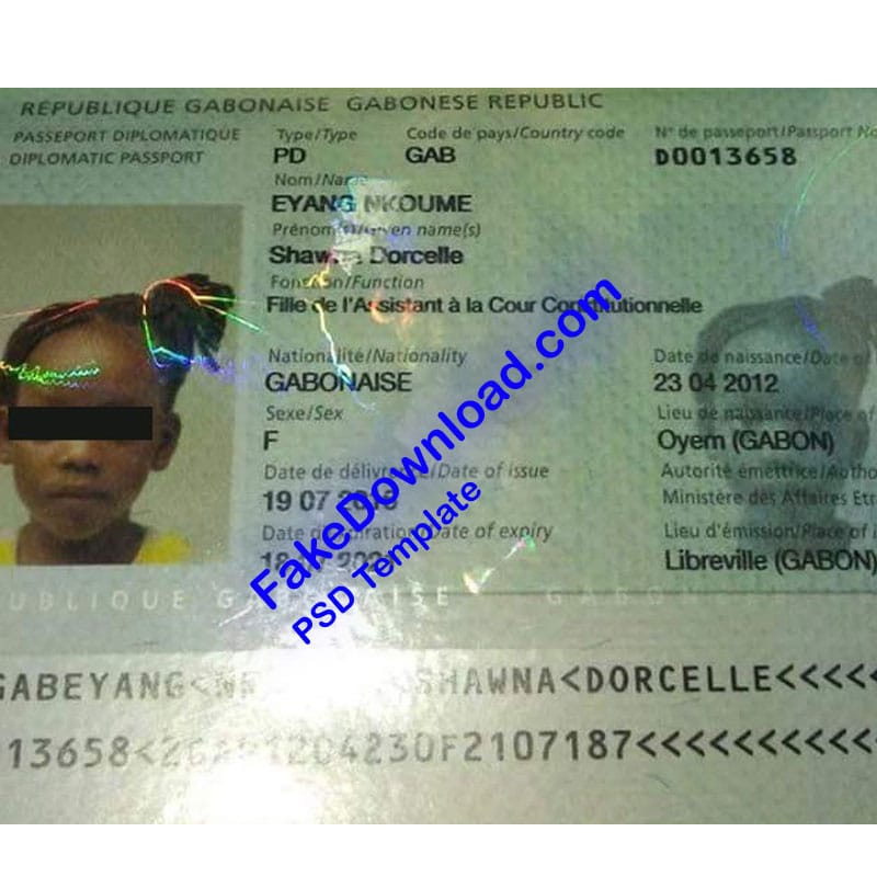Gabon | download fake | Fake Sample