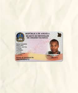 Angola National ID Card Fake Template | download fake | Fakesample