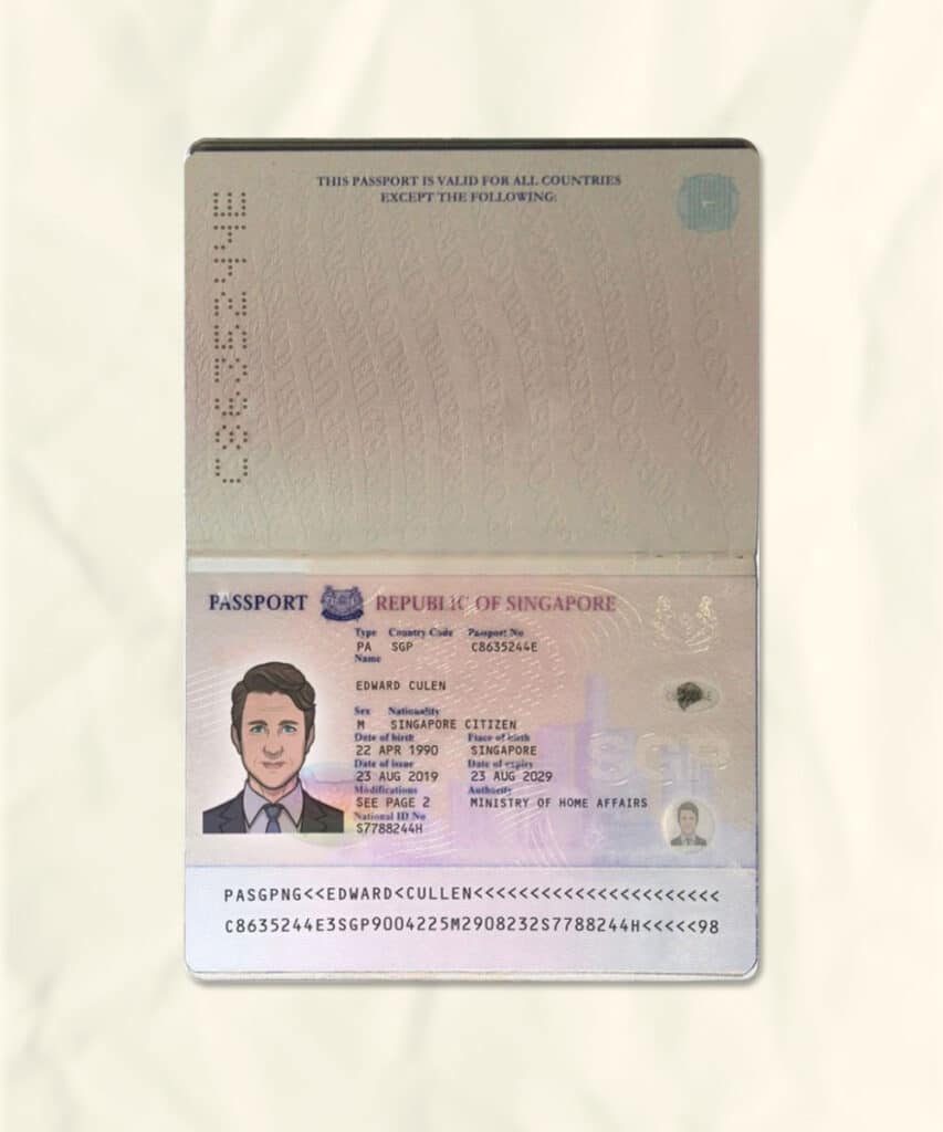 Singapore | download fake | Fake Sample