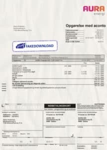 Denmark Proof Address Fake Template | download fake | Fakesample