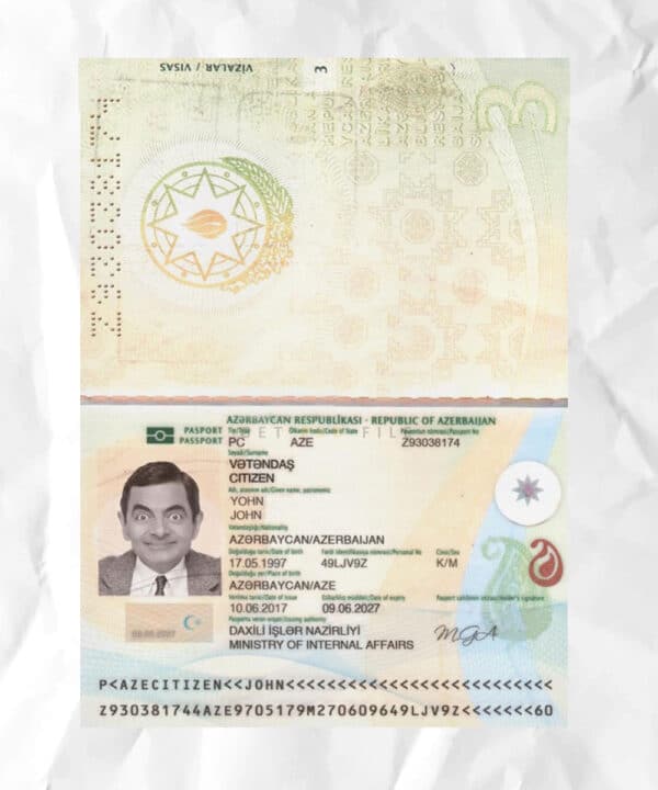 Azerbaijan Fake Sample
