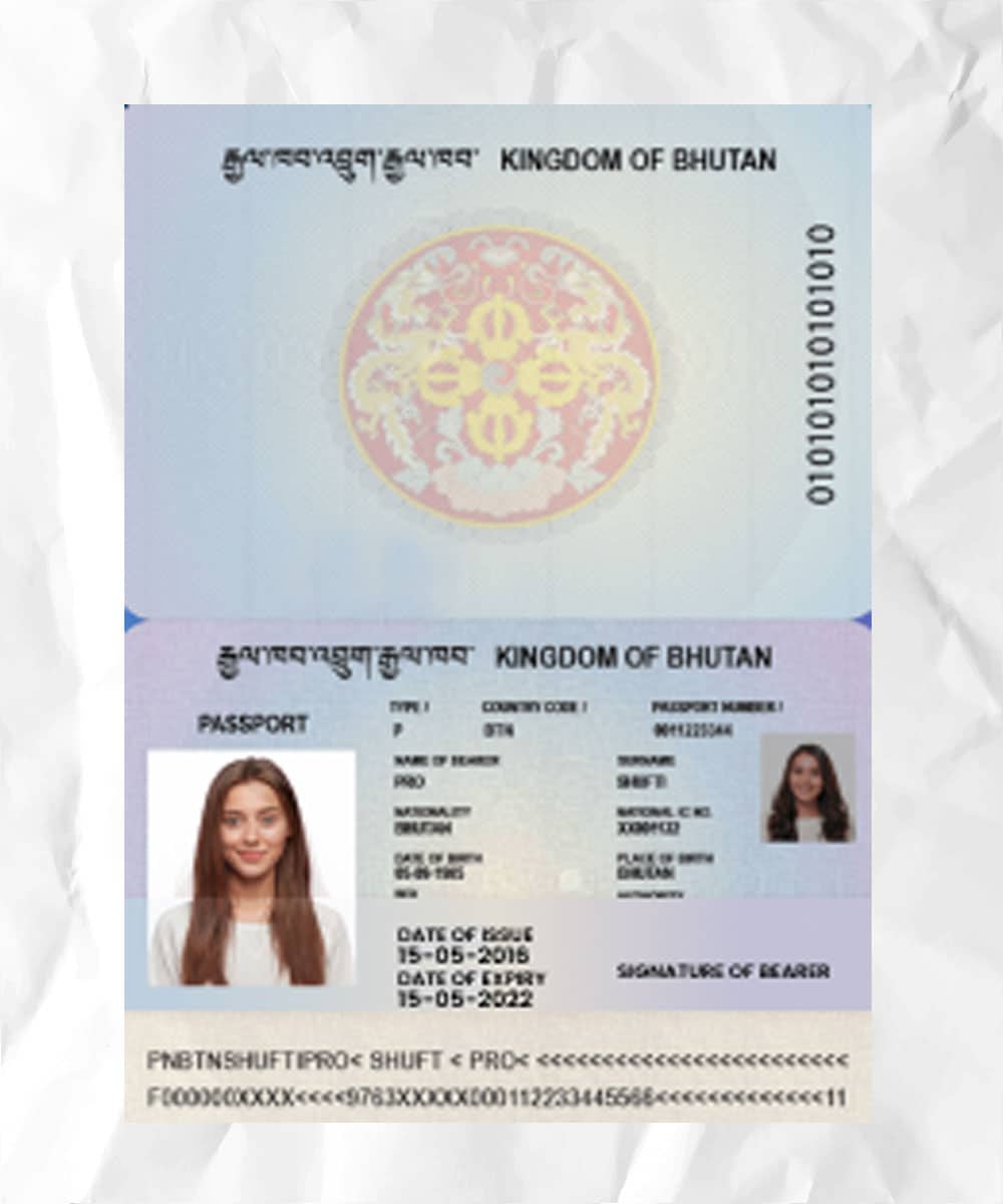 Bhutan | download fake | Fake Sample